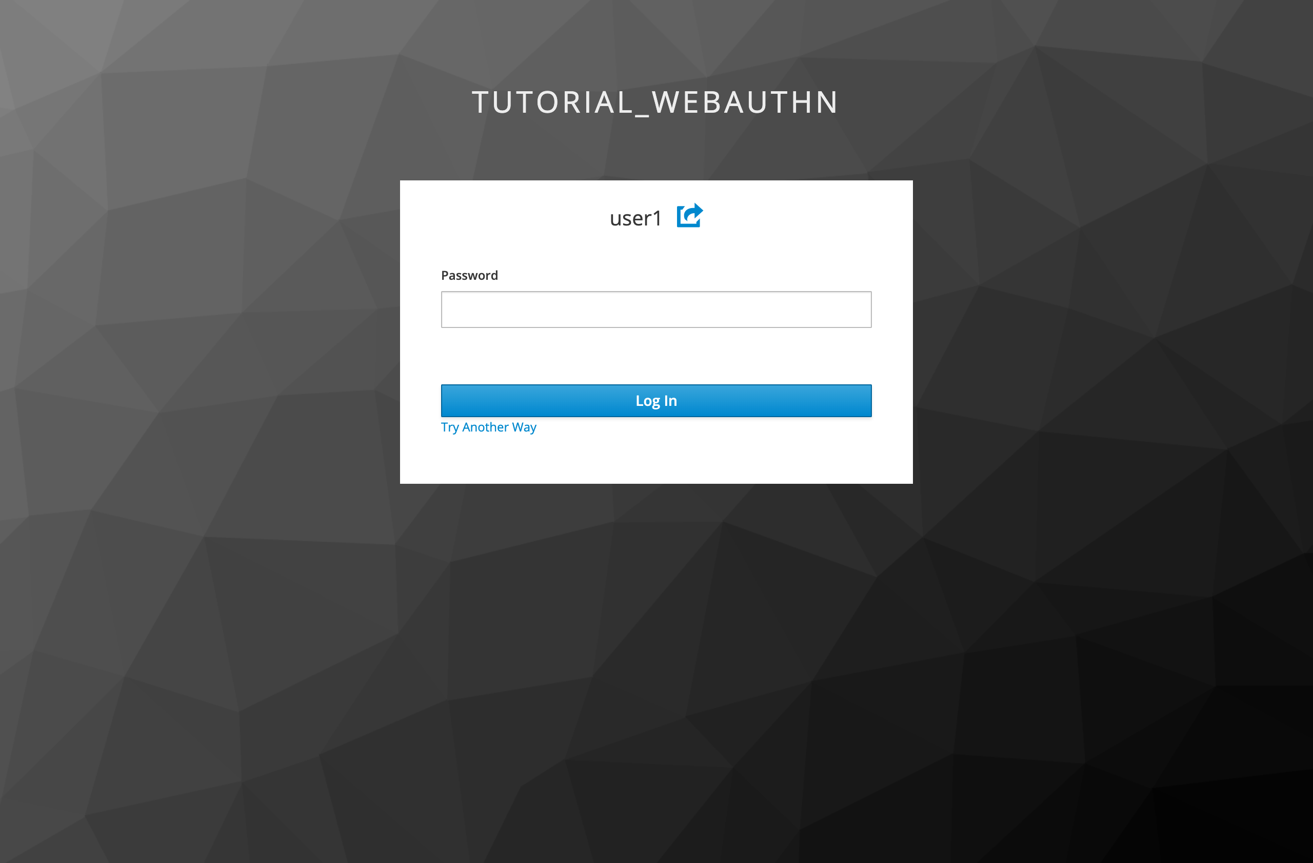 Tutorial 3 - Configuring WebAuthn