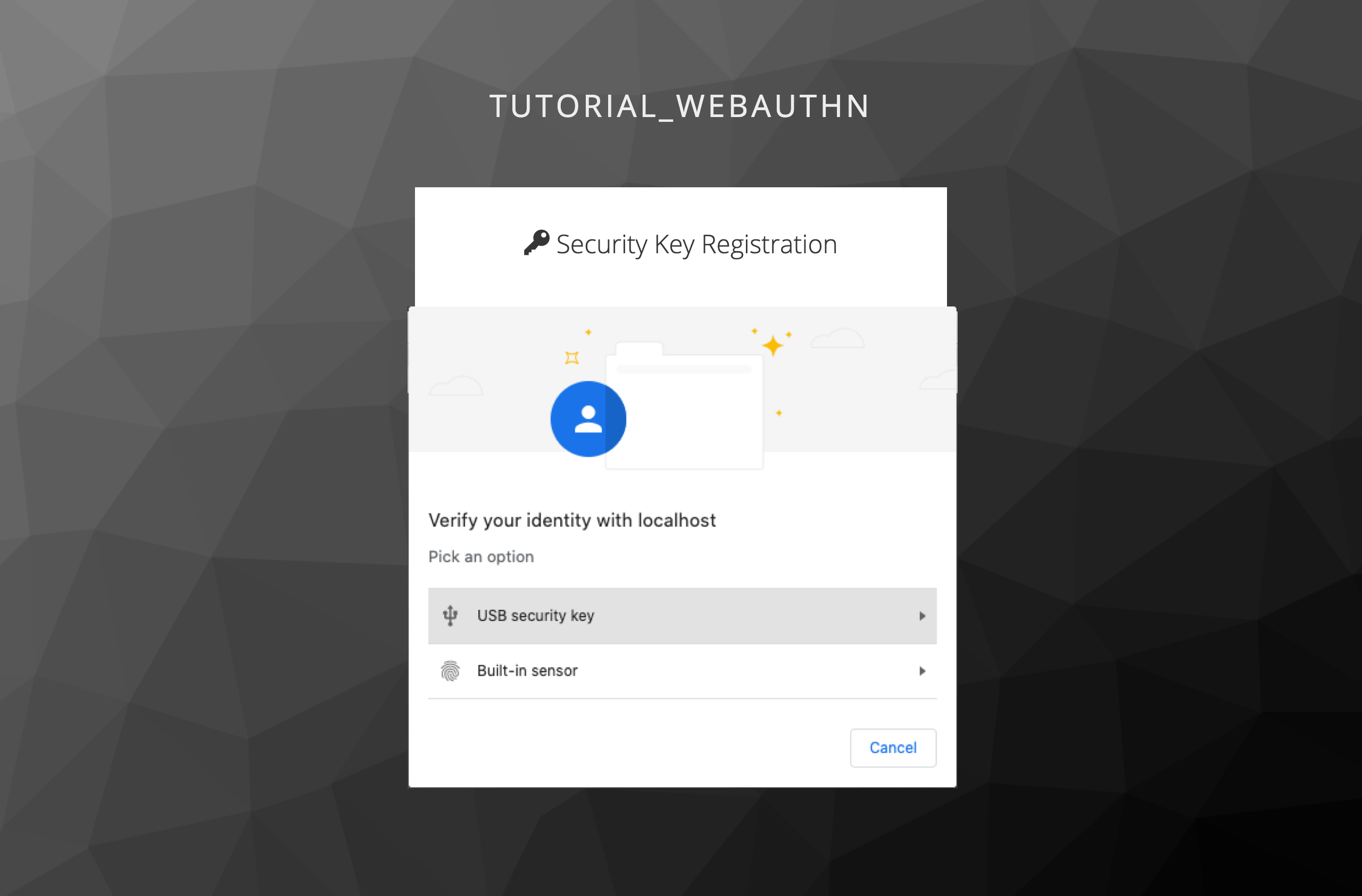 Tutorial 3 Configuring Webauthn